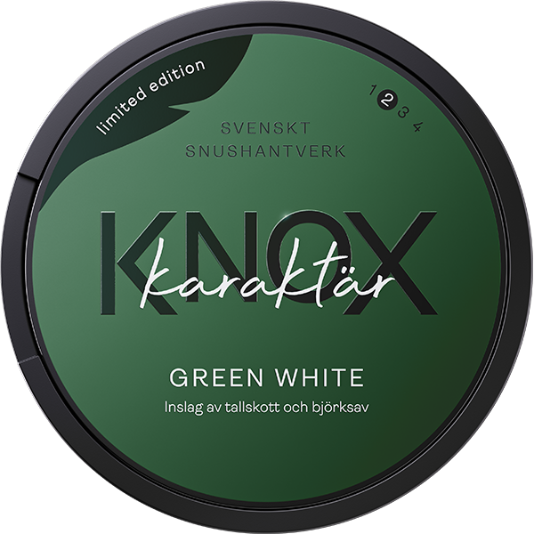 Knox Green White Portion Snus – Snuskompagniet.com