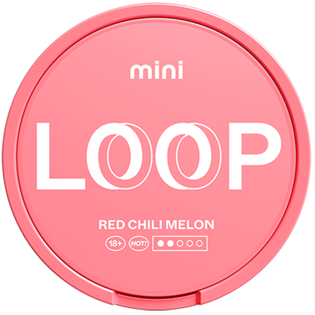 LOOP Red Chili Melon Mini | Tobacco‑Free White Nicotine Pouches ...