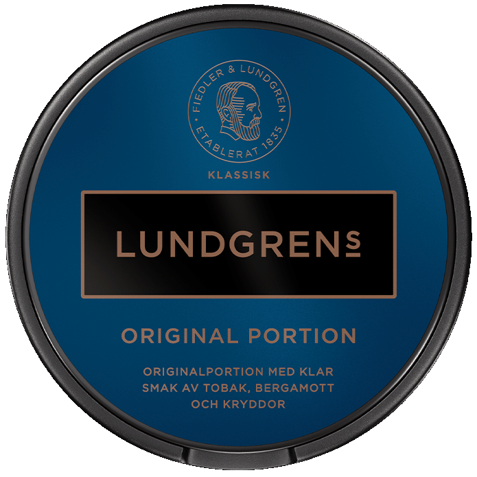 Lundgrens Original Portion – 22 prillor, Classic Snus, Normal styrka ...