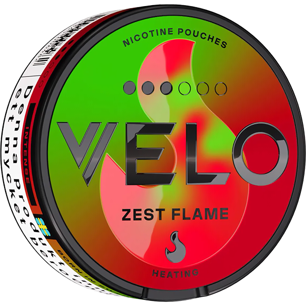 VELO Zest Flame Nicotine Pouches - Spicy Citrus Flavour ...