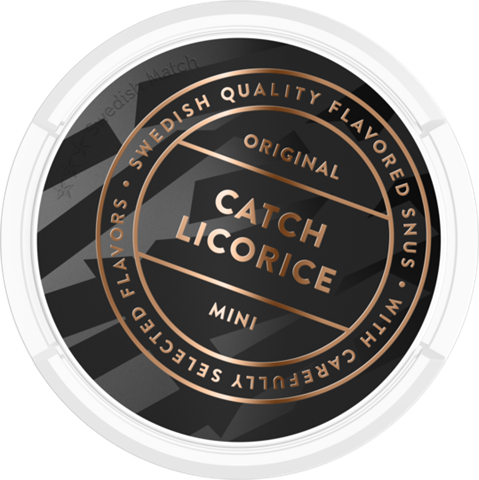 Catch Licorice Mini Snus – Salty Liquorice Flavour – Snuskompagniet.com