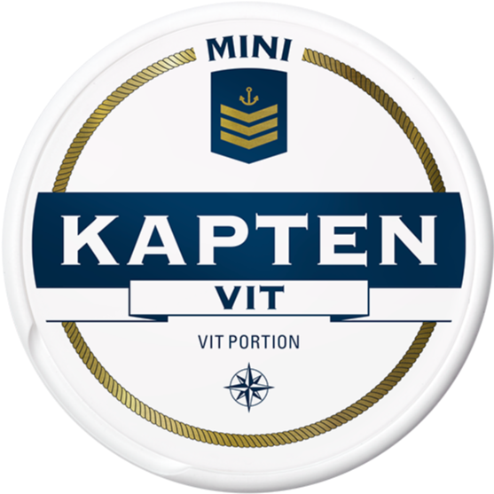 Kapten mini White – Snuskompagniet.com